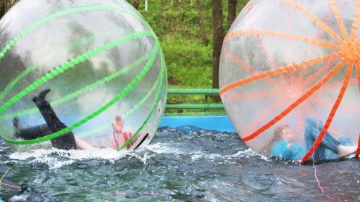 Water zorbing store
